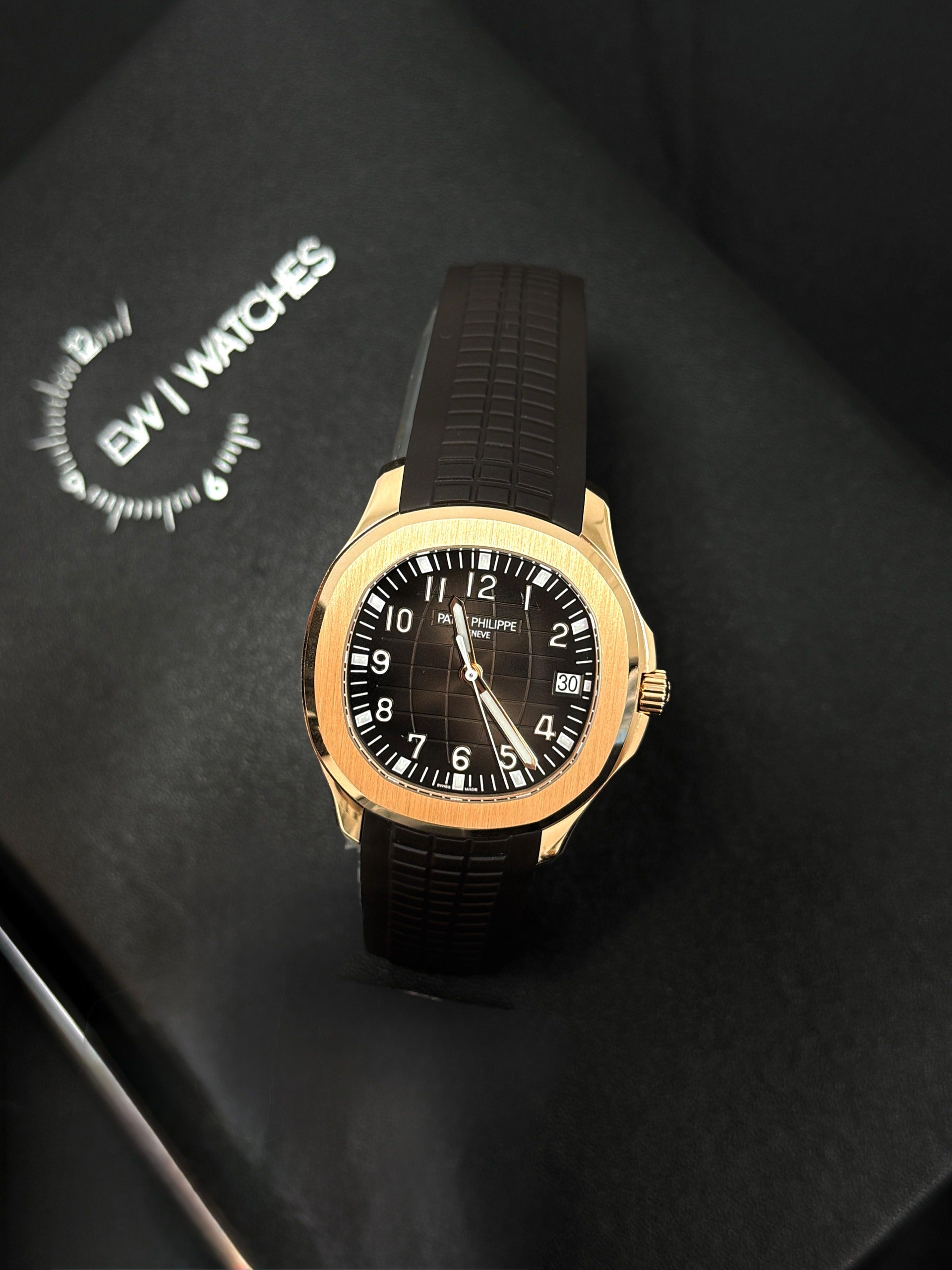 Patek Philippe Aquanaut 5167R-001 Rose Gold Brown Dial – EW Watches