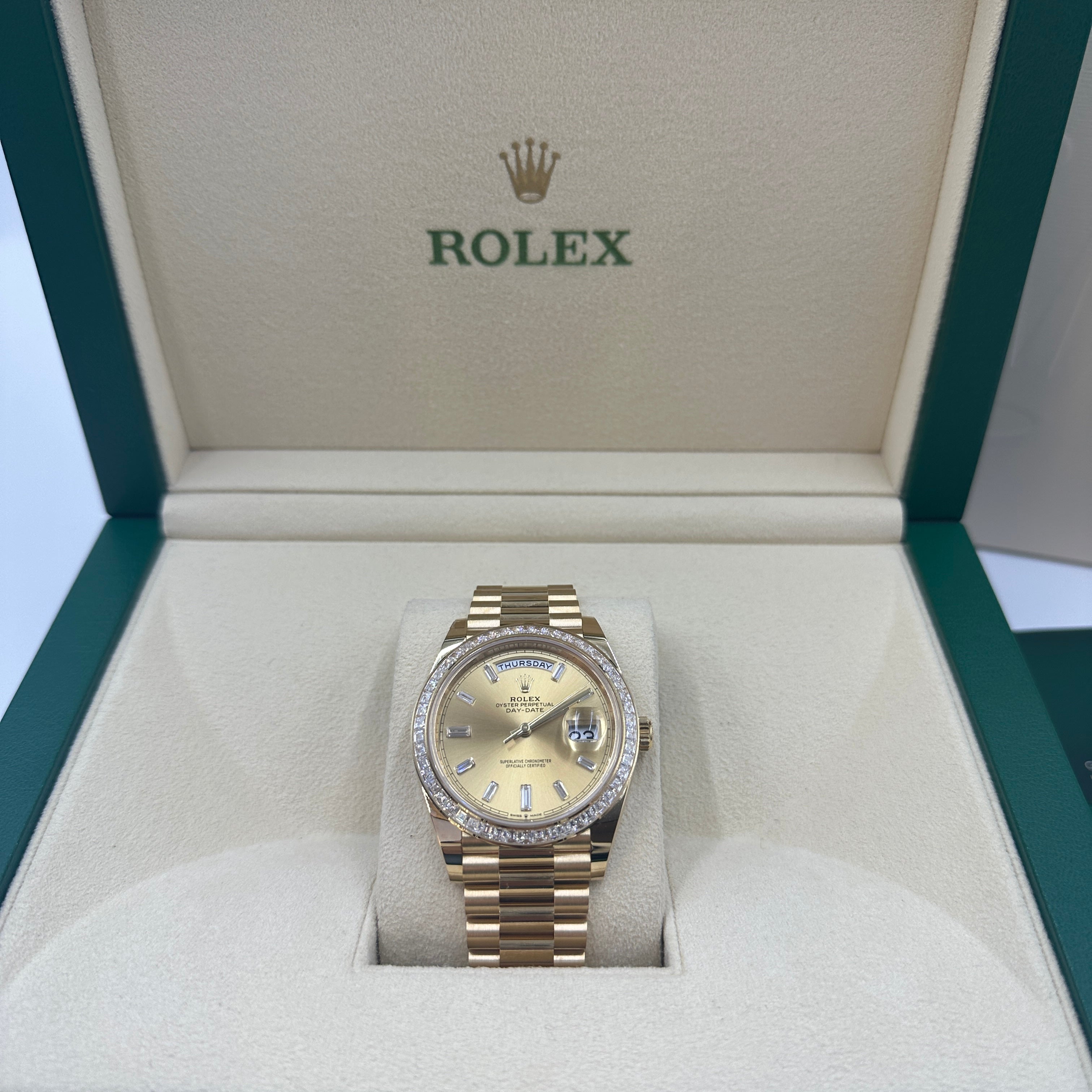 Rolex Day-Date 40228398TBR A CHAMP – EW Watches