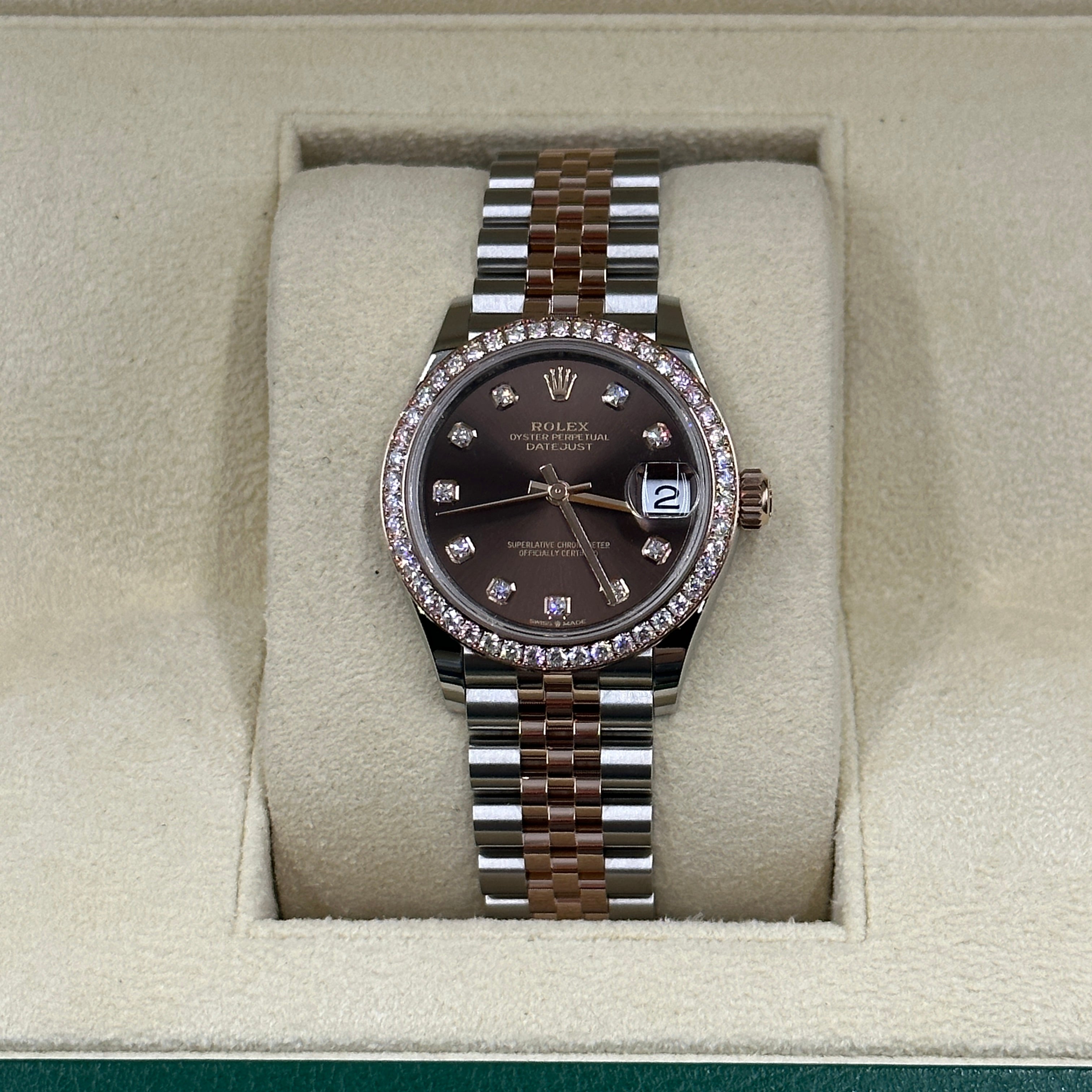 Rolex Datejust 31 278381RBR G Choc Jubilee 2025 – EW Watches