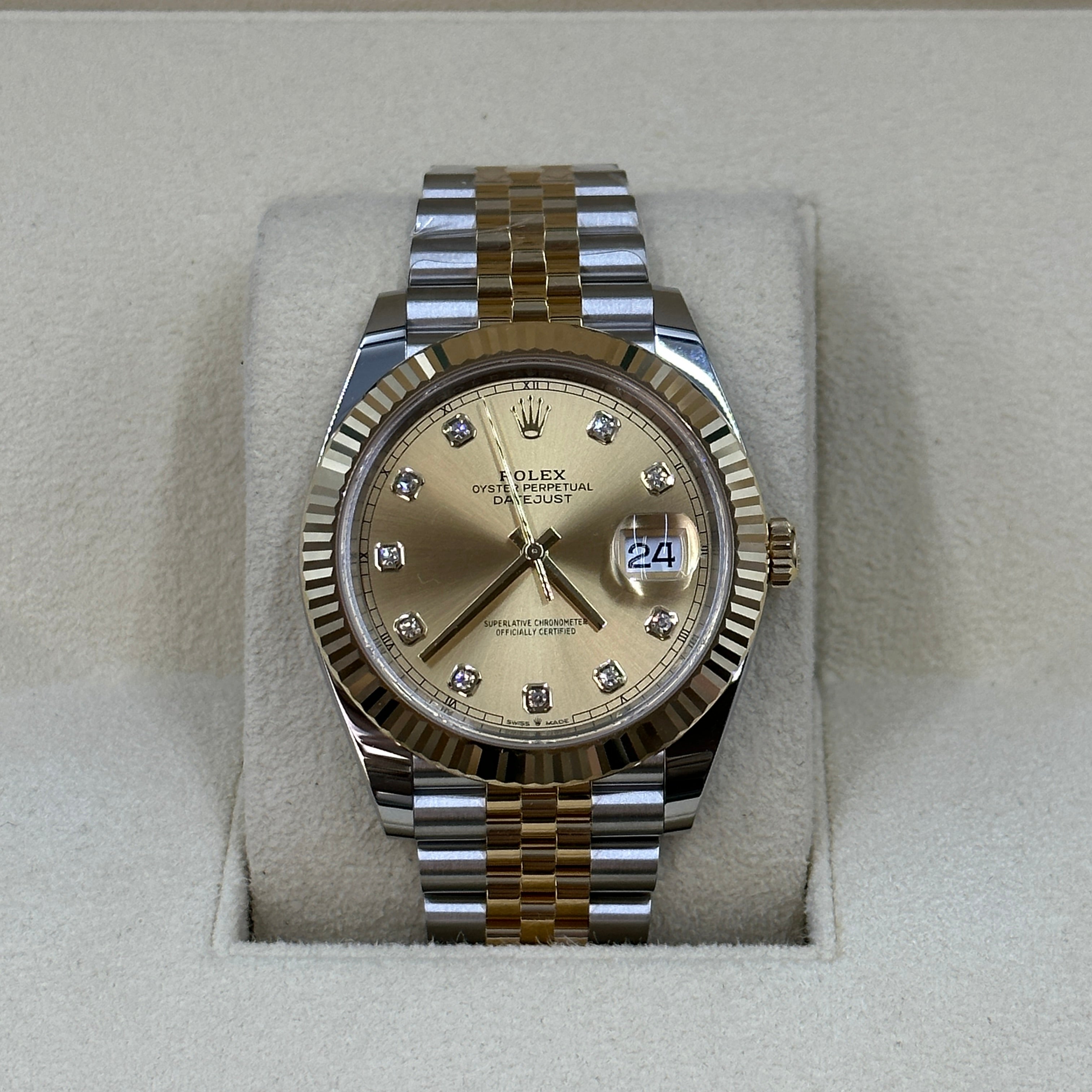 Rolex Datejust 41 126333G Champ Jubilee 2025 – EW Watches