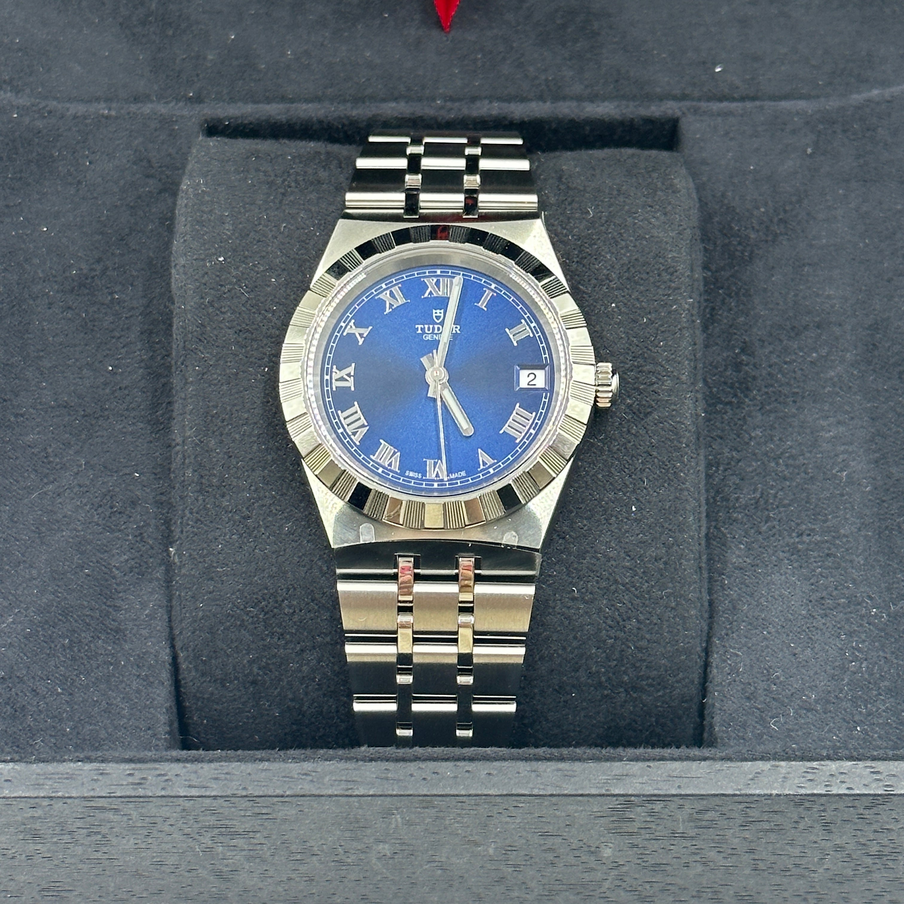 Tudor Royal 34mm 28400-0006 Blue Roman Steel 2023 – EW Watches